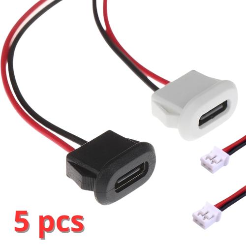 Jual Konektor USB Tipe C Socket Type C Oval Jack Female Tipe-C ...