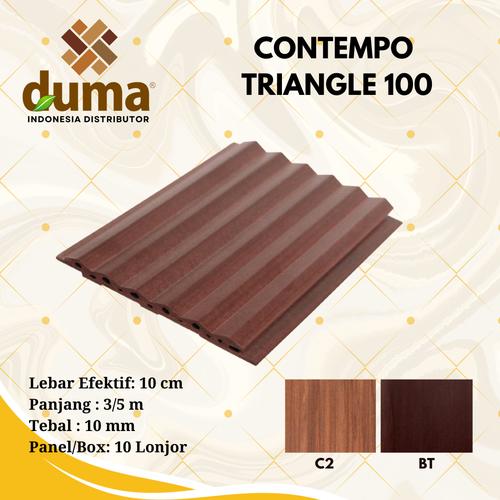 Jual DUMA PANEL WPC Contempo Triangle 100 - BAHAN WPC (Panel Pelapis ...