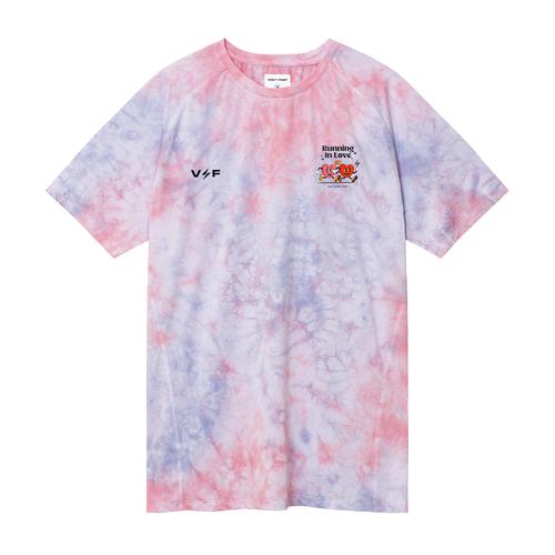 Promo Voltandfast Men's Tie Dye Jersey Running In Love - Pink Blue - M ...