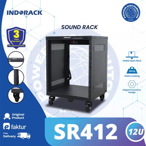 Jual Rack Audio Sound System Indorack SR412 / Sound Rack Cabinet - Kota ...