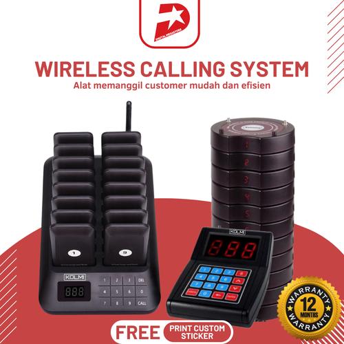 Jual Wireless Calling System - Restaurant Pager KOLMI 68G-10 *Harga ...