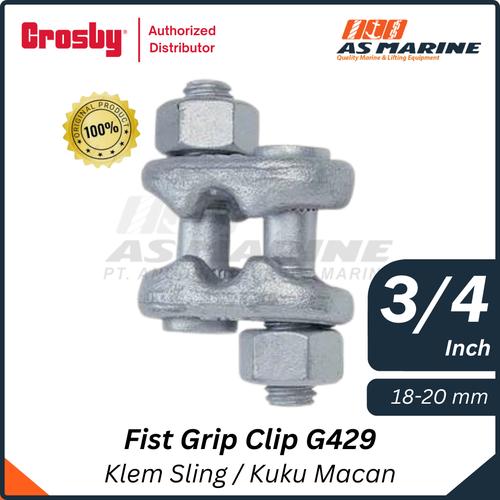 Promo Fist Grip / Wire Rope Clip G429 3/4 Inch 18-20 mm CROSBY Cicil 0% ...