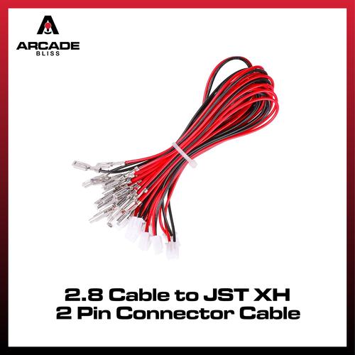 Jual 2.8 to 2 PIN JST XH 2.8mm Arcade Joystick Cable to JST Kabel - Kota Bandung - Arcade Bliss ...
