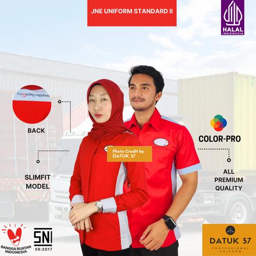 Jual International Quality : Seragam Kemeja JNE Standard II - Kab ...