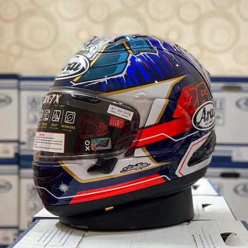 Jual Helm Full Face Arai RX7X Pedrosa Shogun RX-7X Pedrosa Shogun SNI ...