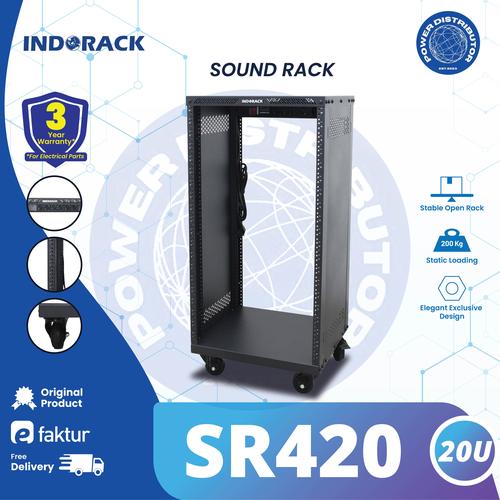 Jual Rack Audio Sound System Indorack SR420 / Sound Rack Cabinet - Kota ...