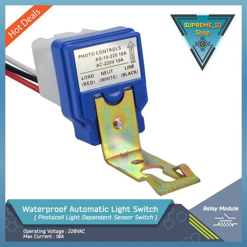 Jual AS-10 Waterproof Automatic Street Light Control Relay Switch ...