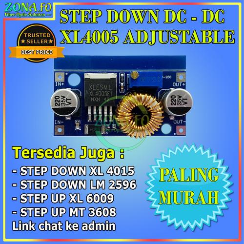 Promo XL4005 DC Step Down Adjustable Power Supply Module Lithium ...