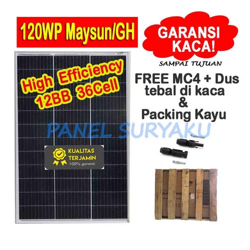 Jual Solar Panel Surya 120wp Mono Solar Cell 120wp Mono Original HQ ...
