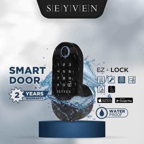 Jual SEYVEN DEADBOLT SMART DOOR LOCK PINTU KAYU BESI - EZ LOCK SEYVEN ...