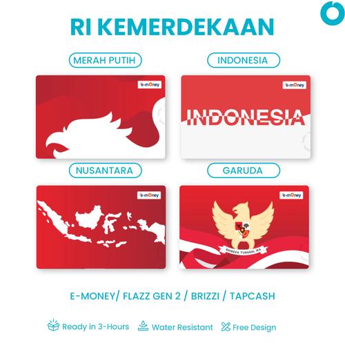 Jual Kartu Brizzi BRI Tap Cash BNI Indonesia Dirgahayu RI 17 Agustus ...