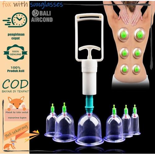 Jual ALAT BEKAM KOP ANGIN ADAN PUNGGUNG TANGAN FULLSET 6 PCS AVACUUM APPARATUS ALAT TERAPI ...