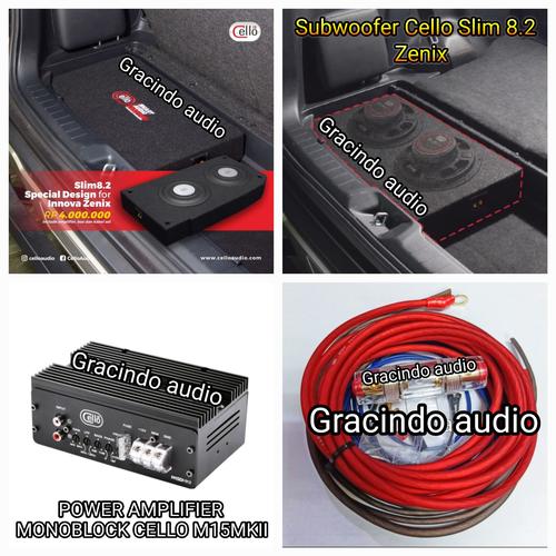 Jual Subwoofer Aktive Cello Box PNP OEM Toyota Innova Zenix + Power ...