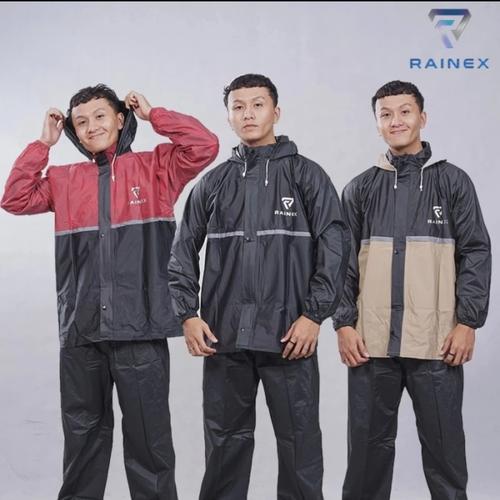 Jual Jas Hujan Premium Anti Air Rainex Original Kualitas Terbaik Terjamin - Mocca, M - Kota ...