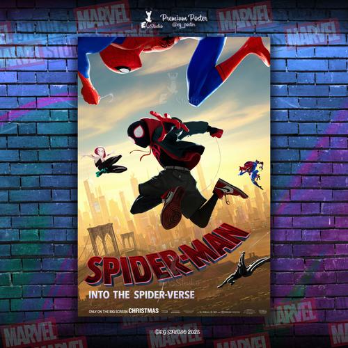 Jual Poster Film - Spiderman Into Spider Verse - Animation - SONY ...