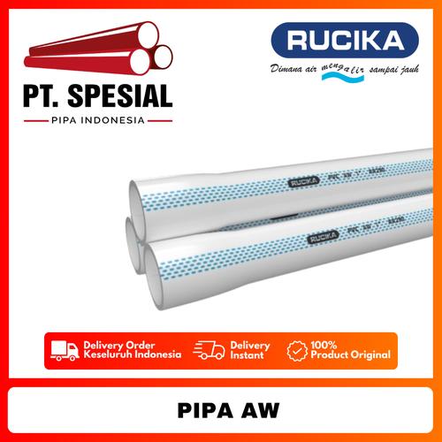 Jual Pipa PVC AW Standard Rucika 1/2 inch - 12 inch / Pipa PVC Rucika ...