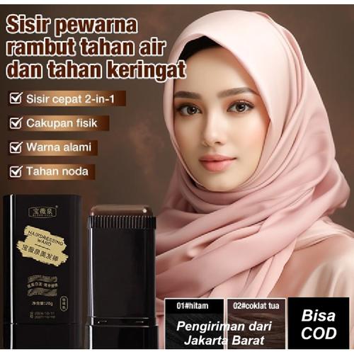 Jual Stik Cat Semir Rambut Uban Sementara Pewarna Rambut Sisir bergigi ...