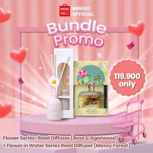 Promo [SPECIAL VALENTINE] MINISO Reed Diffuser Flower in Water Series ...
