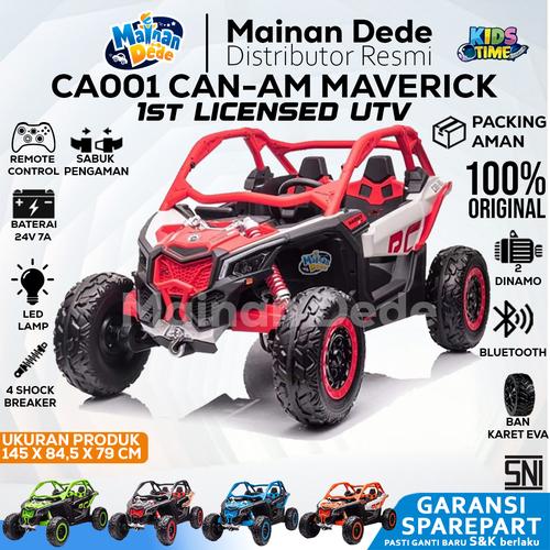 Promo Mainan Mobil Aki Anak CAN-AM Maverick Licensed Lisensi CA001 UTV 24V - 12V Orange ...