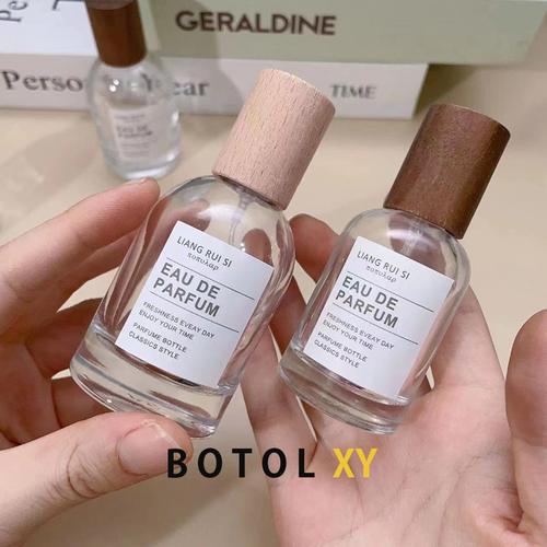 Jual Botol Parfum 30ml 50ml Spray Kaca Tebal - Tutup Kayu Elegan ...