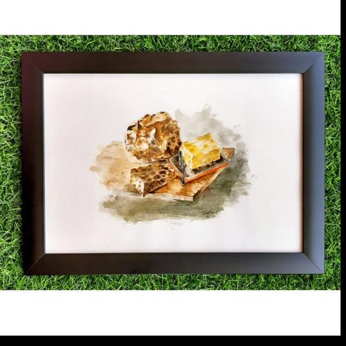 Jual Lukisan roti, lukisan cat air, lukisan aesthetic - Kota Malang ...