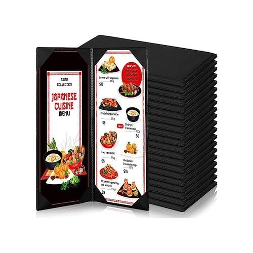 Jual 20 Buah Penutup Menu Hitam Pvc Tahan Air Restoran Kafe Bar Buku ...