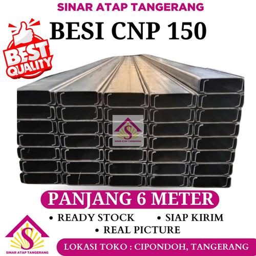 Jual BESI CNP / KANAL C 150 TINGGI 4cm TEBAL 2mm full PANJANG 6 M ...