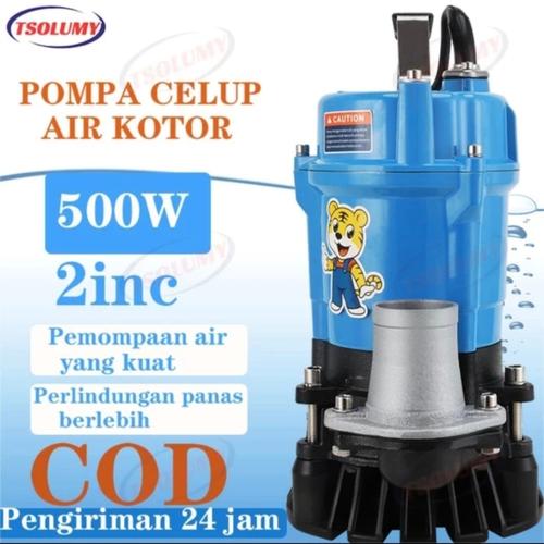 Jual POMPAA CELUP SOMY HS2.4 - 500w 2" ( MANUAL) POMPA AIR KOTOR / BERSIH 500w - Jakarta Barat ...