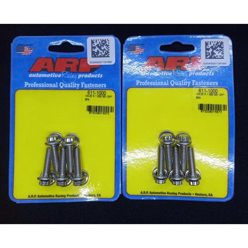 Jual ARP BOLT 1/4-20 x 1" #arp611-1000 Wrencing 5/16 Stainless Steel ...