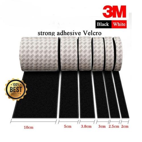 Jual Velcro Perekat Velcro Tape Lakban Double Tape Hook and Loop ...