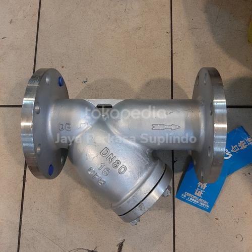 Jual Y-Strainer Stainless Steel SS304 Flange PN16 size 2 inchi DN50 ...