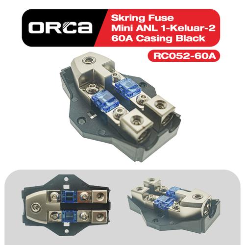 Jual Fuse Sekring Skring Audio Mini ANL 60A Cabang 1 Input Keluar 2 Output 1 In 2 Out - Model In ...