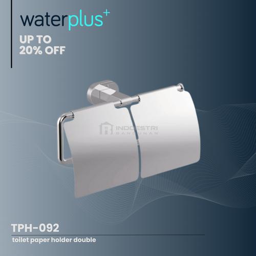 Promo Toilet Paper Holder Double Waterplus TPH 092 / Tempat Tisu Double ...