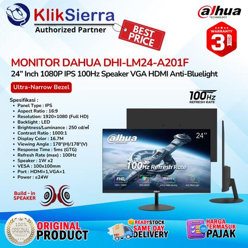 Jual LED Monitor Dahua 24 Inch DHI-LM24-A200 FHD HDMI Bezel-less LM24A200 - 24" LM24-A201F ...