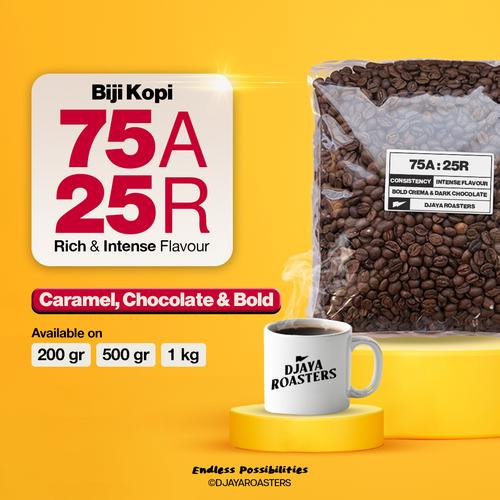 Jual Biji Kopi Es Kopi Susu 75:25 Arabika Robusta 1 kg Espresso Blend ...