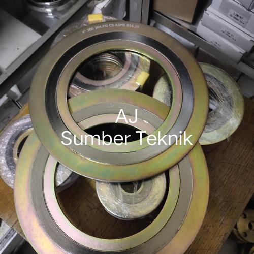 Jual SWG Ansi 300 Carbon Steel Ukuran 18" inch / Spiral Wound Gasket ...