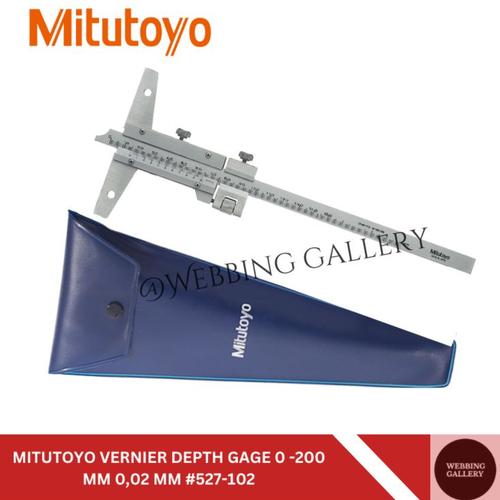 Jual Vernier Depth Gage Mitutoyo 0 - 200mm, Graduation 0,02mm 527-102 ...