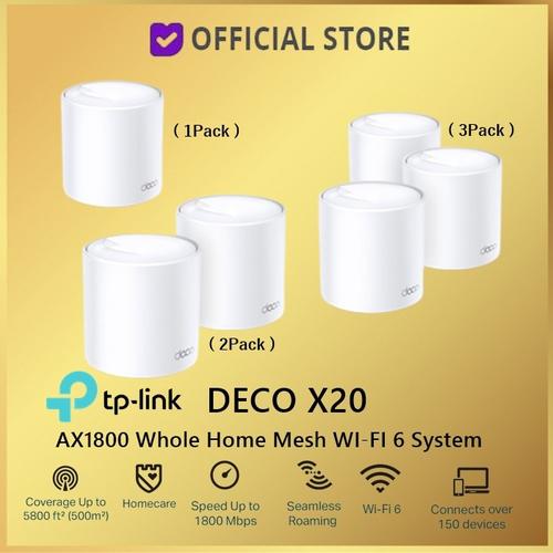 Promo TP-LINK DECO X20 1/2/3 PACK AX1800 Whole Home Mesh Wi-Fi 6 Tplink ...