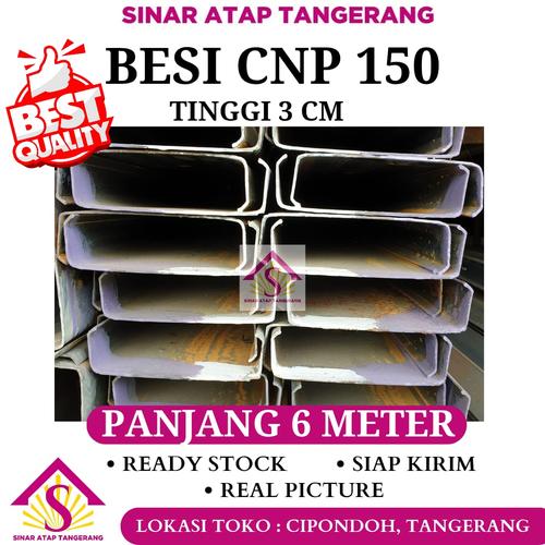 Jual BESI CNP / KANAL C 150 TINGGI 3.2 TEBAL 1.8 PANJANG 6 M - Kota ...