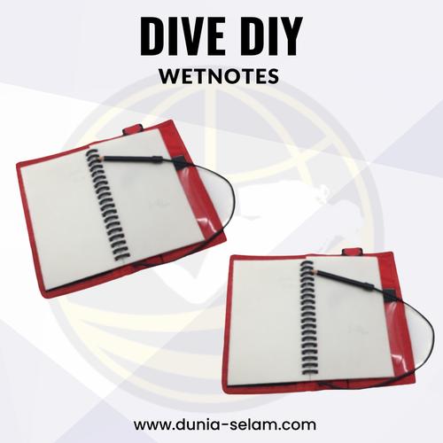 Jual DiveDIY wetnotes wet notes for scuba diving - buku tulis tahan air ...