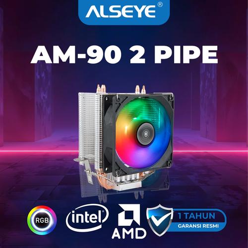 Jual Alseye Fan Processor CPU AMD INTEL RGB 2 Pipes AM90 - Jakarta ...