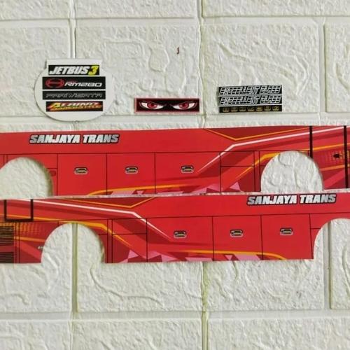 Jual Stiker Bus Albino Sanjaya Trans - Polos - Kab.Ciamis - Stiker ...