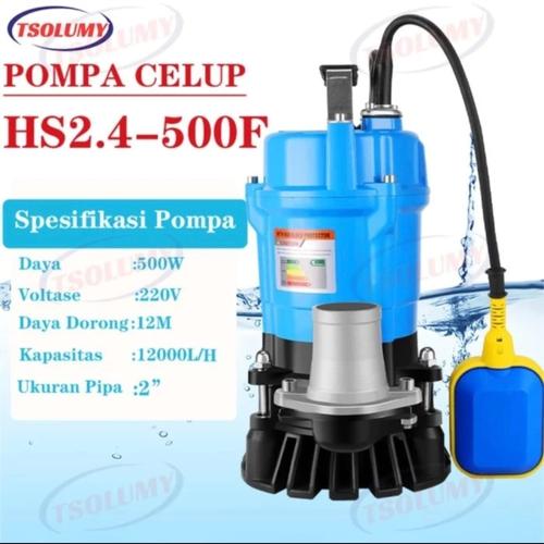 Jual POMPAA CELUP SOMY HS2.5 - 500f 2" ( AUTOMATIS ) POMPA AIR KOTOR / BERSIH SUBMERSIBLE ...