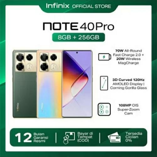 Jual Infinix Note 40 Pro 8/256 gb garansi resmi - Hitam - Kota Bandung ...