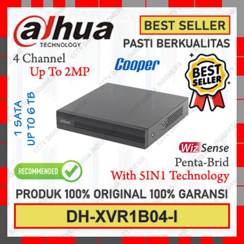 Promo XVR Dahua 4 Channel DH-XVR1B04-I WizSense Cooper Up To 2MP Original Bergaransi - Jakarta ...