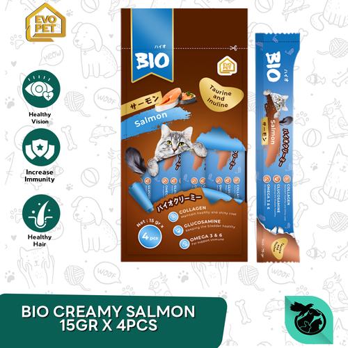 Jual Cemilan Kucing Bio Creamy Treats 60gr / Cat Snack non meo 60 gr ...