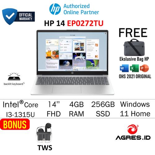 Promo Laptop HP 14 Core i3 1315 8GB 512GB W11+OHS 14.0 FHD 2Yr WARRANTY ...