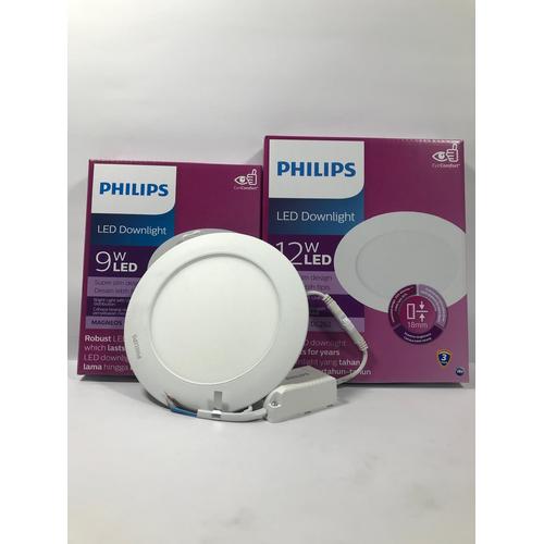 Jual philips lampu downlight led slim DL262 magneos d150 9 w 12 watt 6500k putih - Jakarta ...