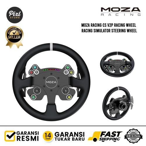 Jual MOZA Racing CS V2P Racing Wheel | Racing Simulator Steering Wheel ...