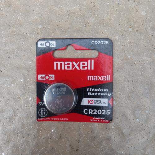 Jual Battery Maxell Cr2025 Lithium 3v Original Baterai Maxel Batere Cr ...